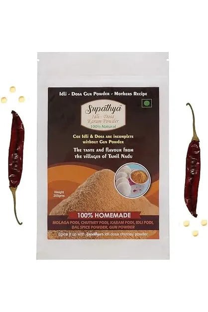 Supathya Molaga Podi Powder | Buy Idli Dosa Podi Online | Gun Powder ...